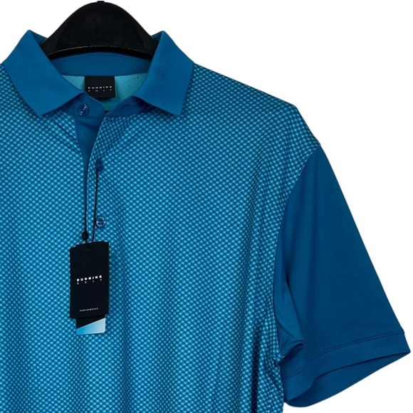 dunning | Shirts | New Dunning Golf Mens Medium Performance Polo Shirt ...